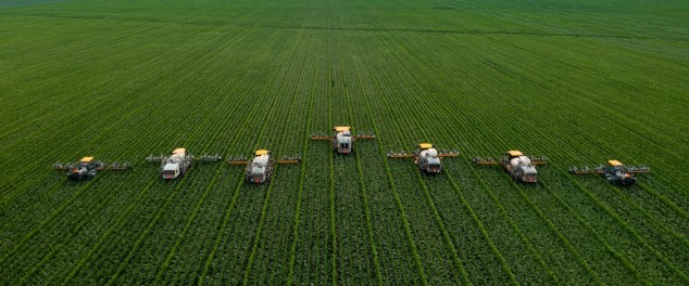 Tractor Auto Steer Used in Precision Agriculture